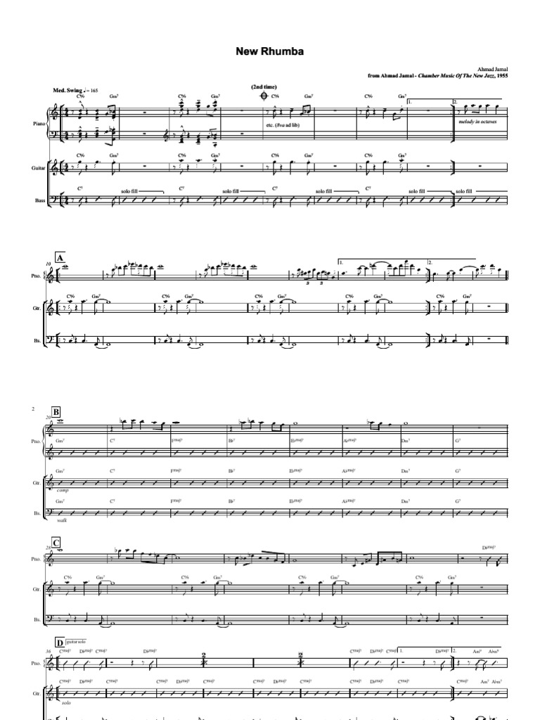 New Rhumba New Rhumba: Med. Swing Med. Swing (2nd Time) (2nd Time) | PDF