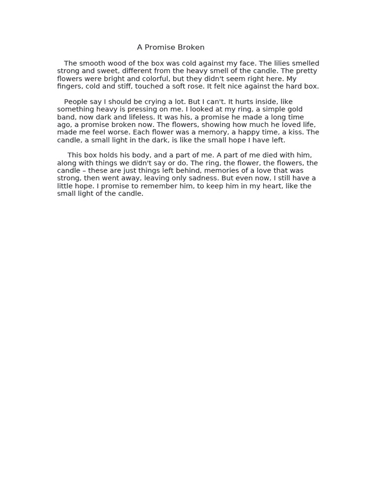 A Promise Broken | PDF