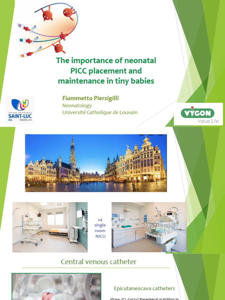Neonatal PICC Placement and Care Guide | PDF | Intravenous Therapy | Vein