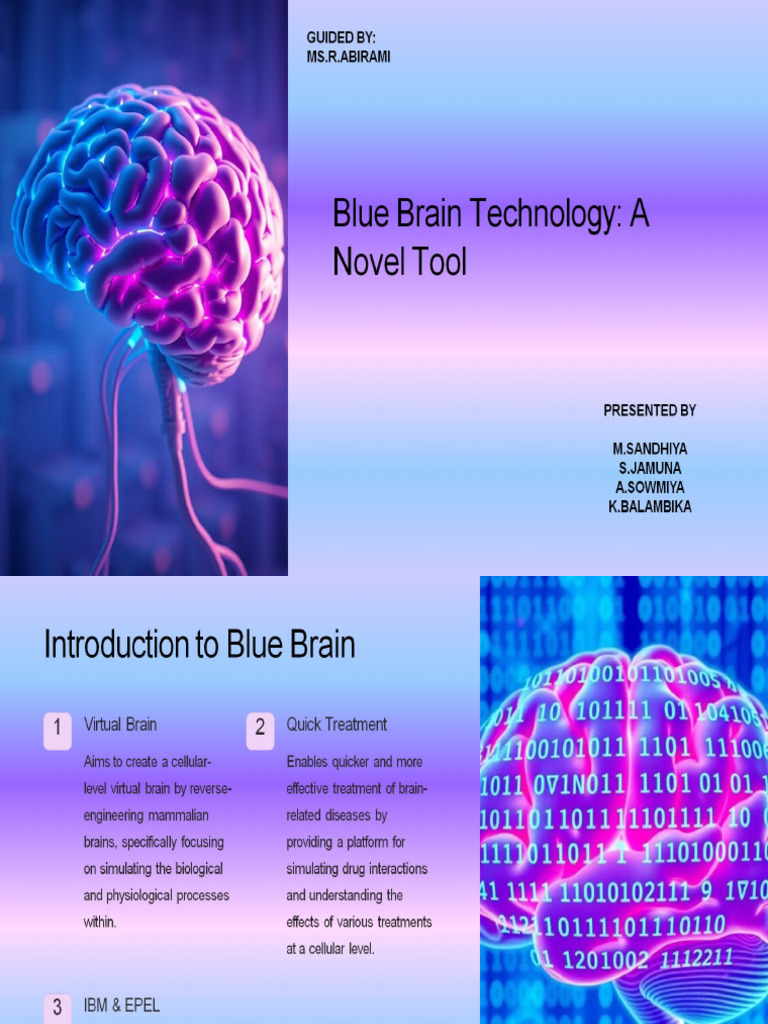 Blue Brain Presentation | PDF