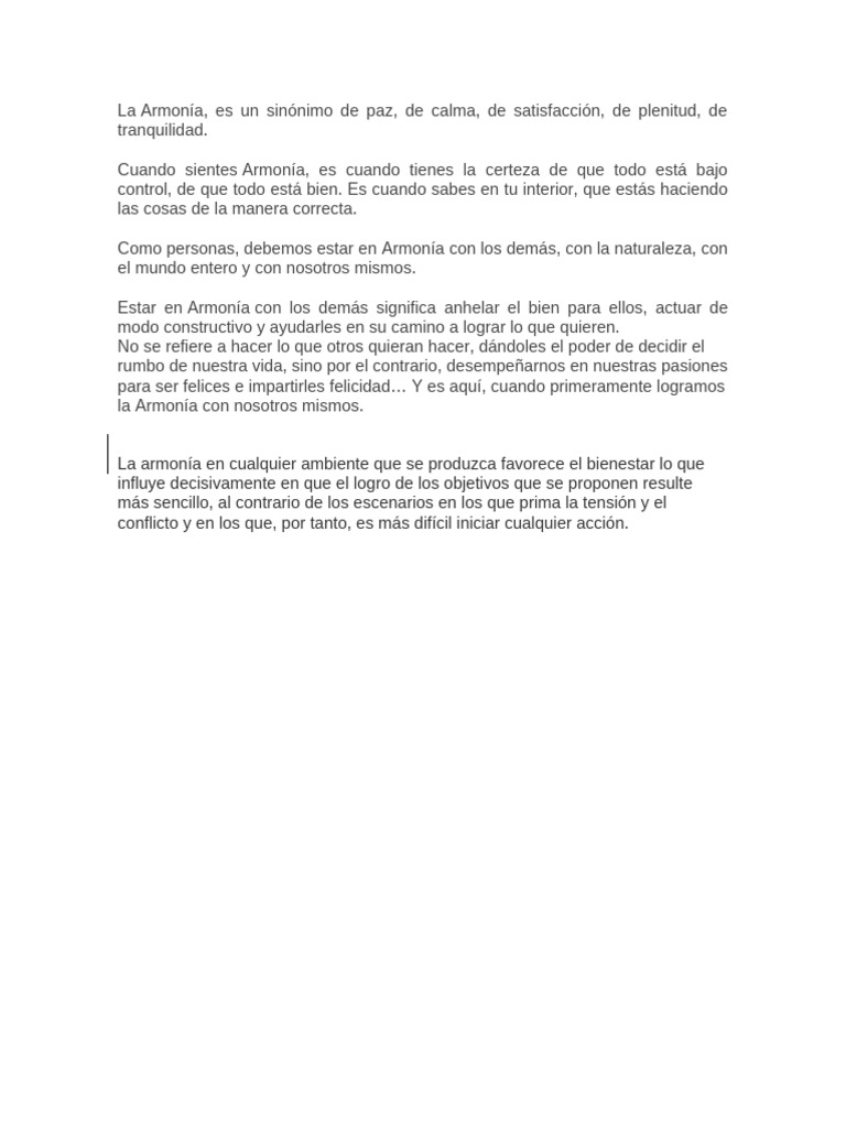 Valor Armonia | PDF