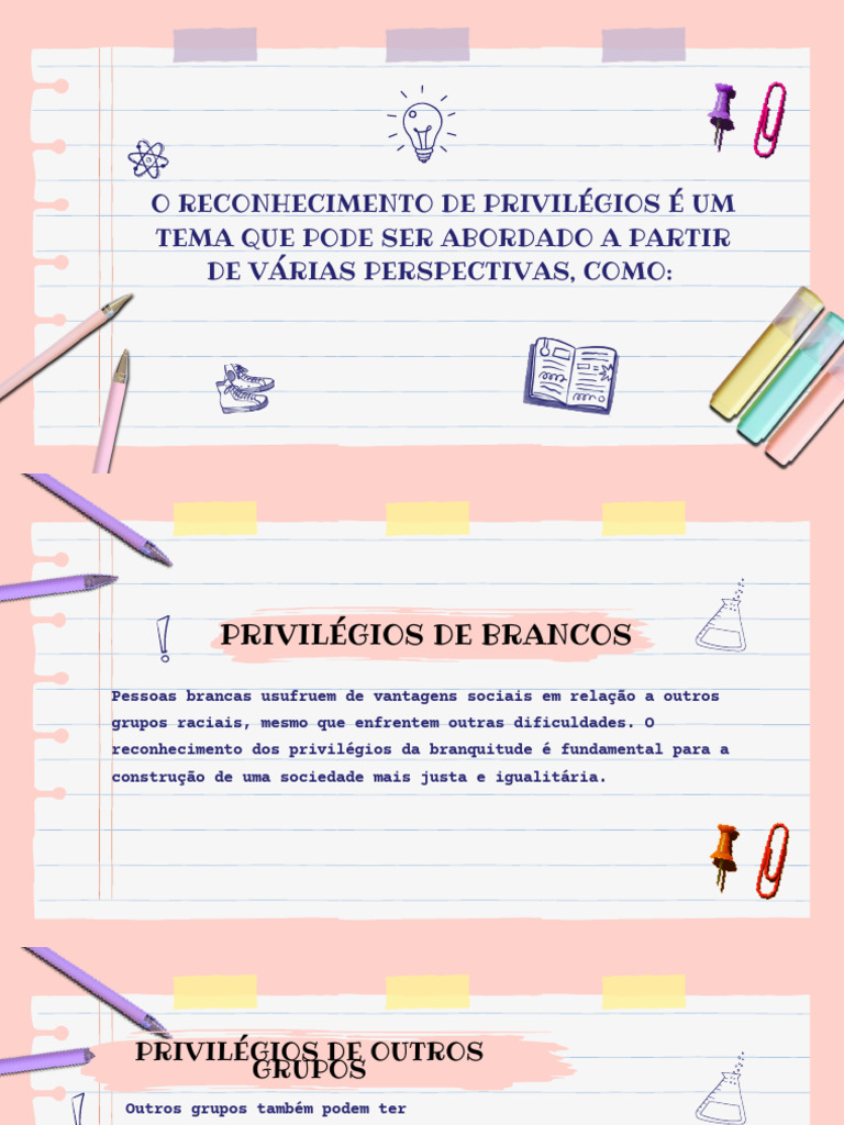 Apresentação Privilégios | PDF
