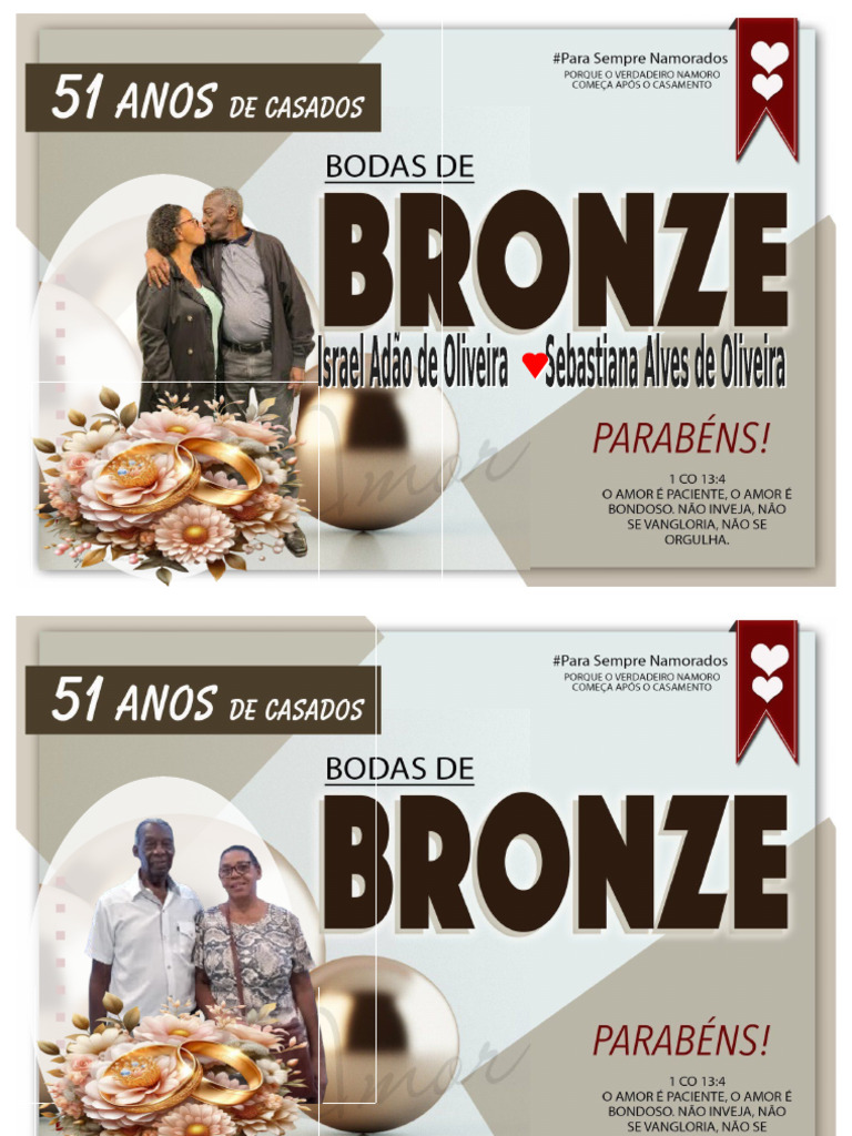 BODAS DE BRONZE | PDF
