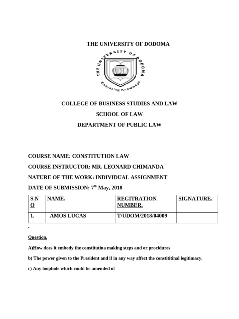 The Constitutional Making Procedure | PDF | Constitution | Statutory Law