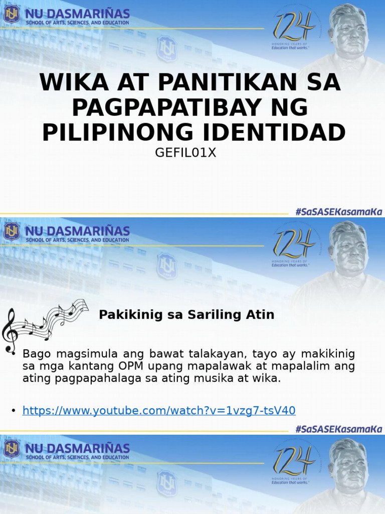 ARALIN 1- Kasaysayan Ng Wikang Filipino WEEK 2 | PDF