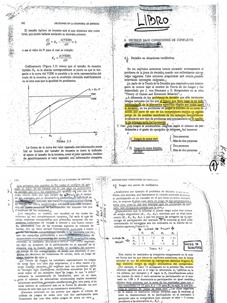 Apunte Teoría de Juegos | PDF | Matemáticas
