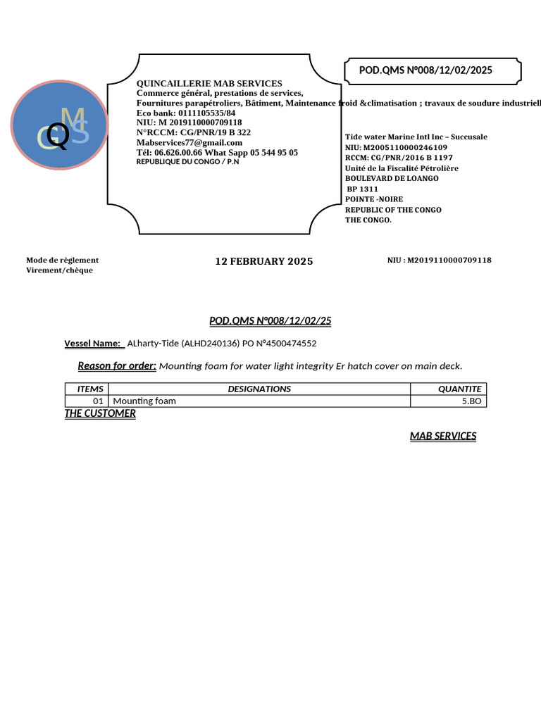 Pod N°008 Alhd240136 - 25 | PDF