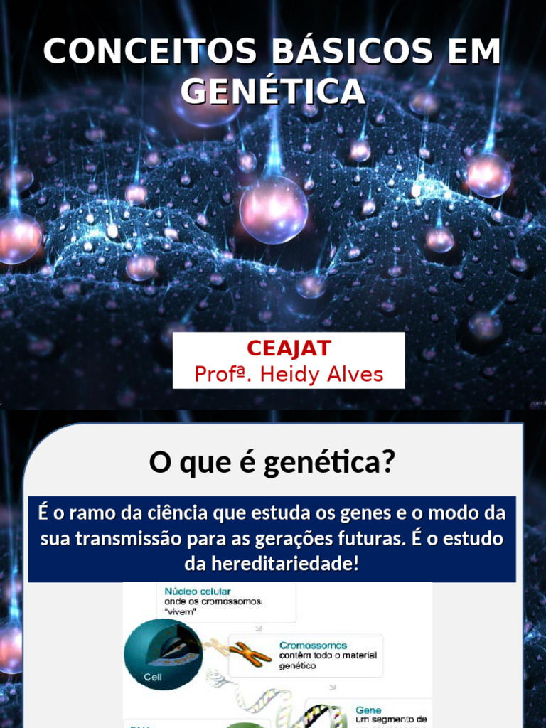Conceitos Básicos em Genética | PDF | Cromossomo | Alelo