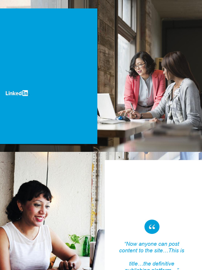LinkedIn Publishing Strategy Guide | PDF | Brand | Social Media