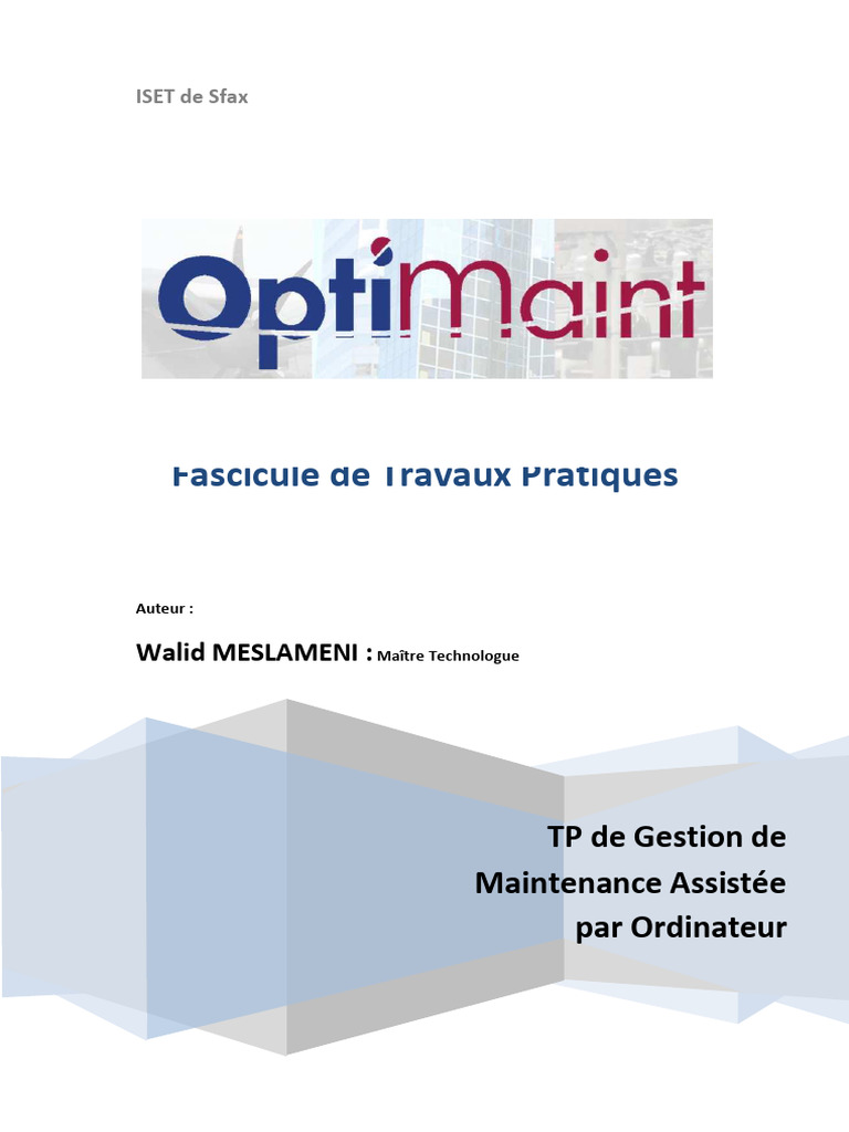GMAO : Découpage Fonctionnel Matériel | PDF | Logiciel | Stock