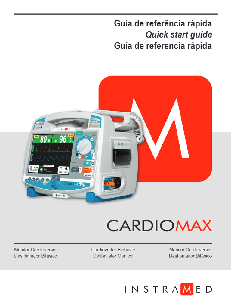 Guia Rapido - Cardioversor Cardiomax (Instramed) | PDF