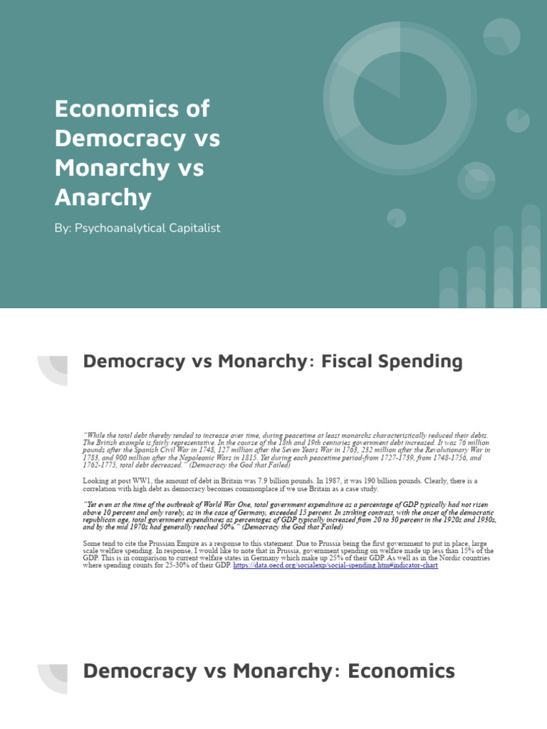 Economics of Democracy vs Monarchy vs Anarchy (1) | PDF | Economies ...