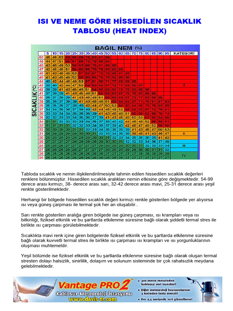 Isi Endeksi Tablosu | PDF
