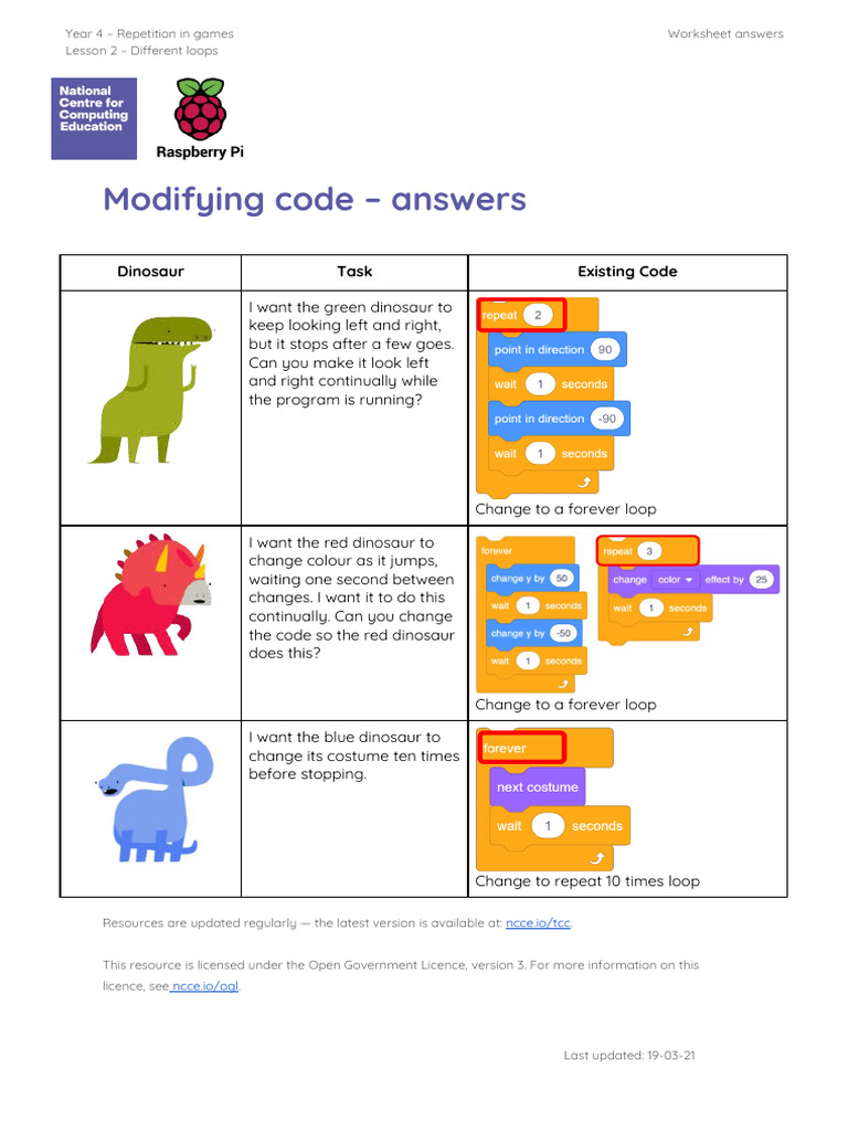 A2 Solutions - Modifying Code | PDF