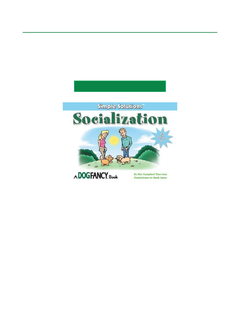 Socialization Guide Download | PDF