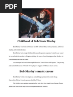 Bob Marley Answers | PDF | Bob Marley | Reggae