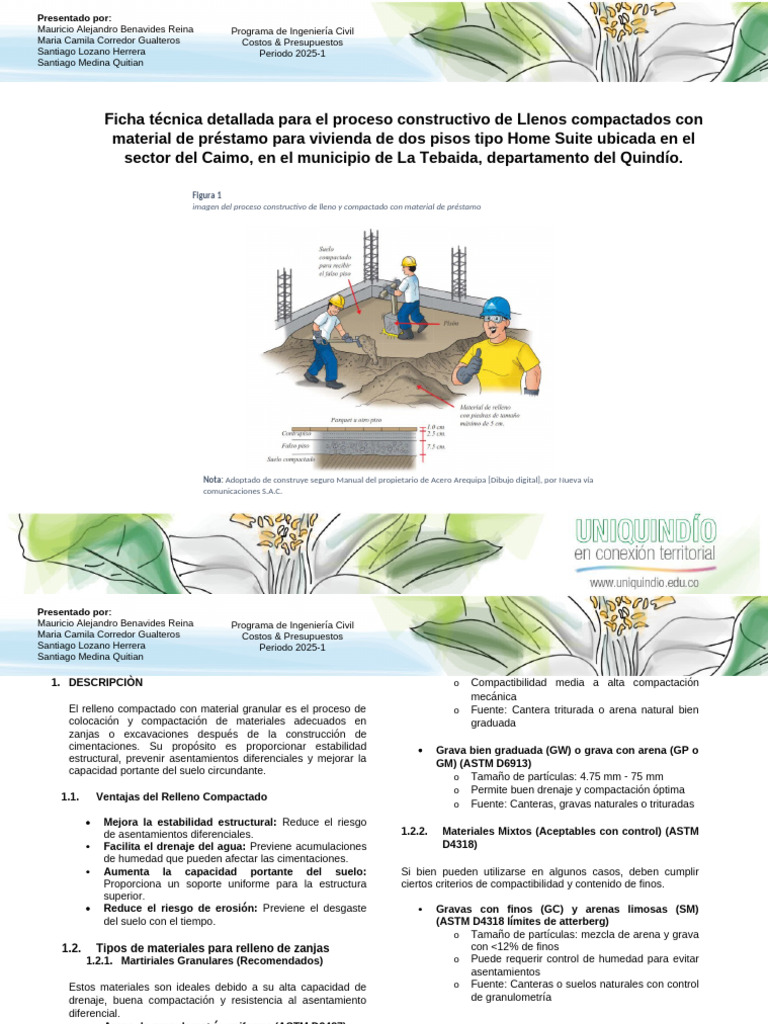Procesos Constructivos | PDF | Grava | Materiales naturales
