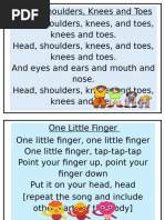 One Little Finger Lyrics | PDF