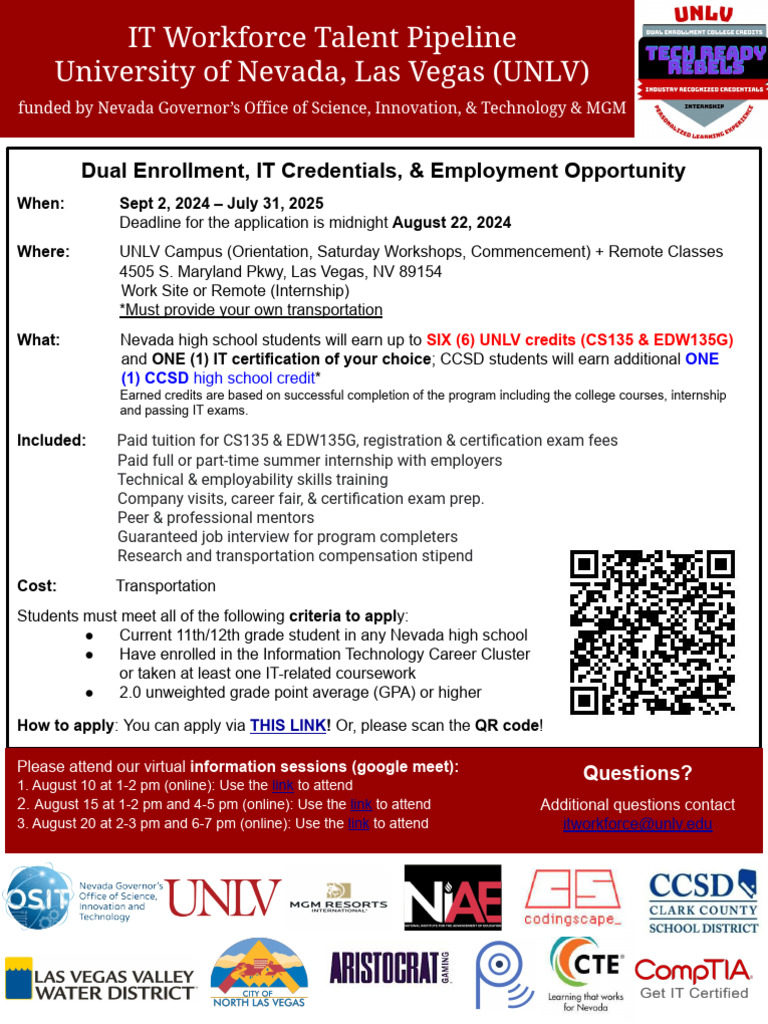 2024 IT Workforce Pipeline Flyer | PDF