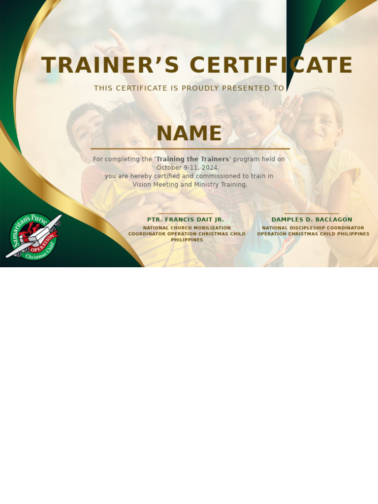 OCC Certificate | PDF
