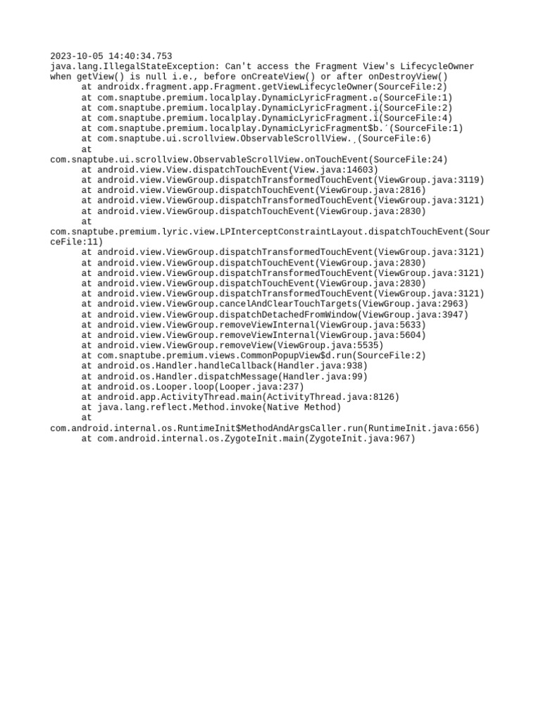 Last Crash Log | PDF