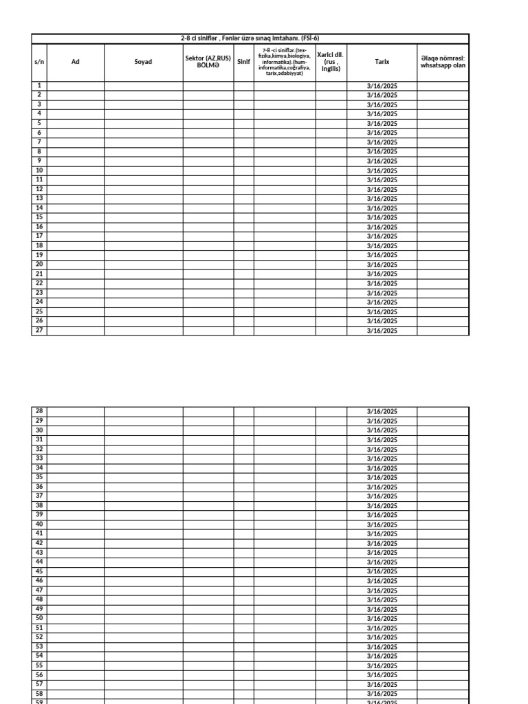Cedvel 16.03.2025 Fsi-6 | PDF