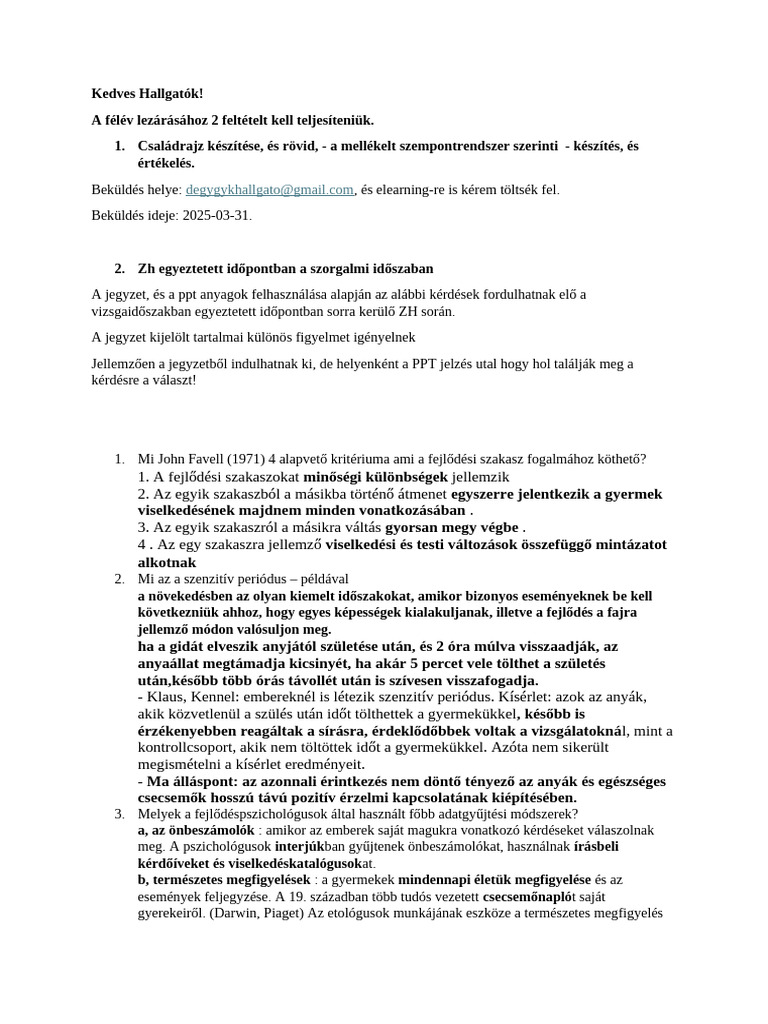 Pszichológia II | PDF