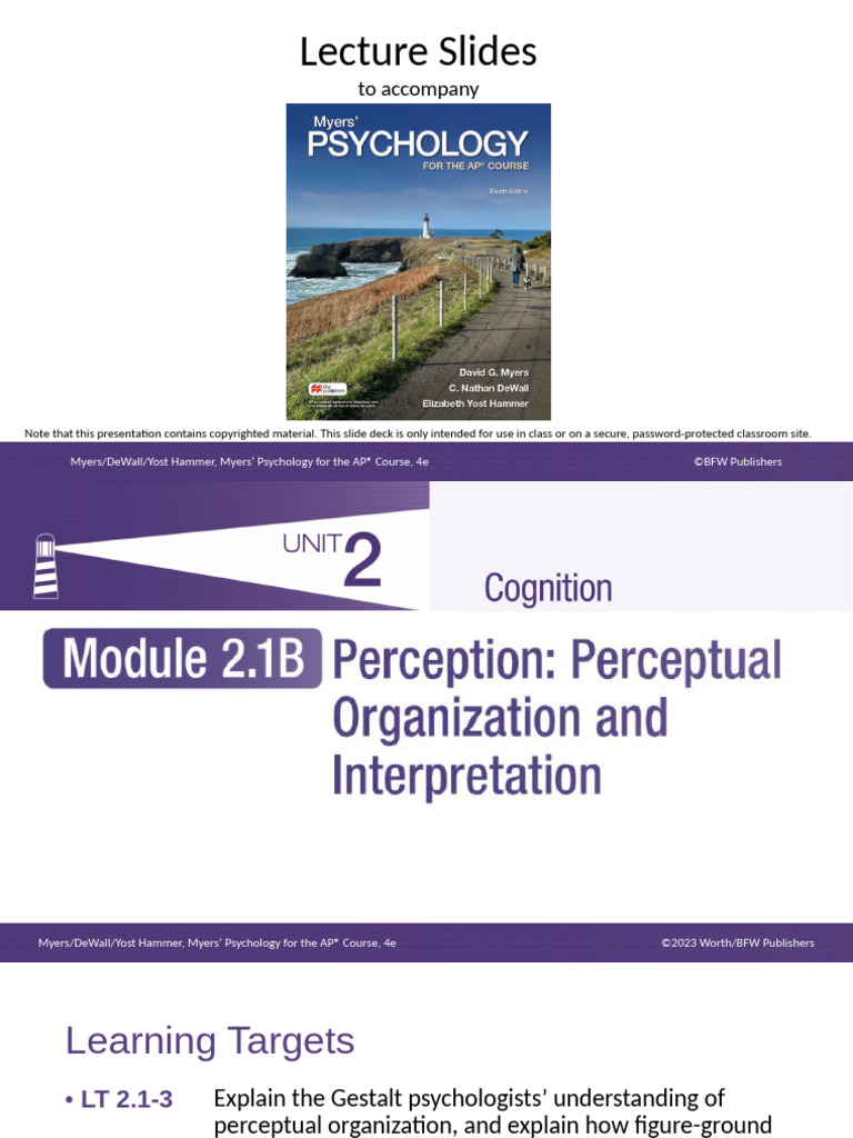 Perception Powerpoint | PDF | Perception | Visual Perception