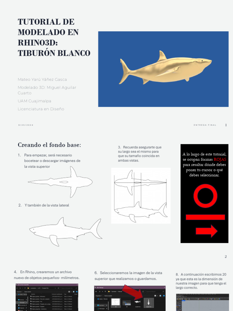 Tutorial de Modelado en Rhino3d | PDF