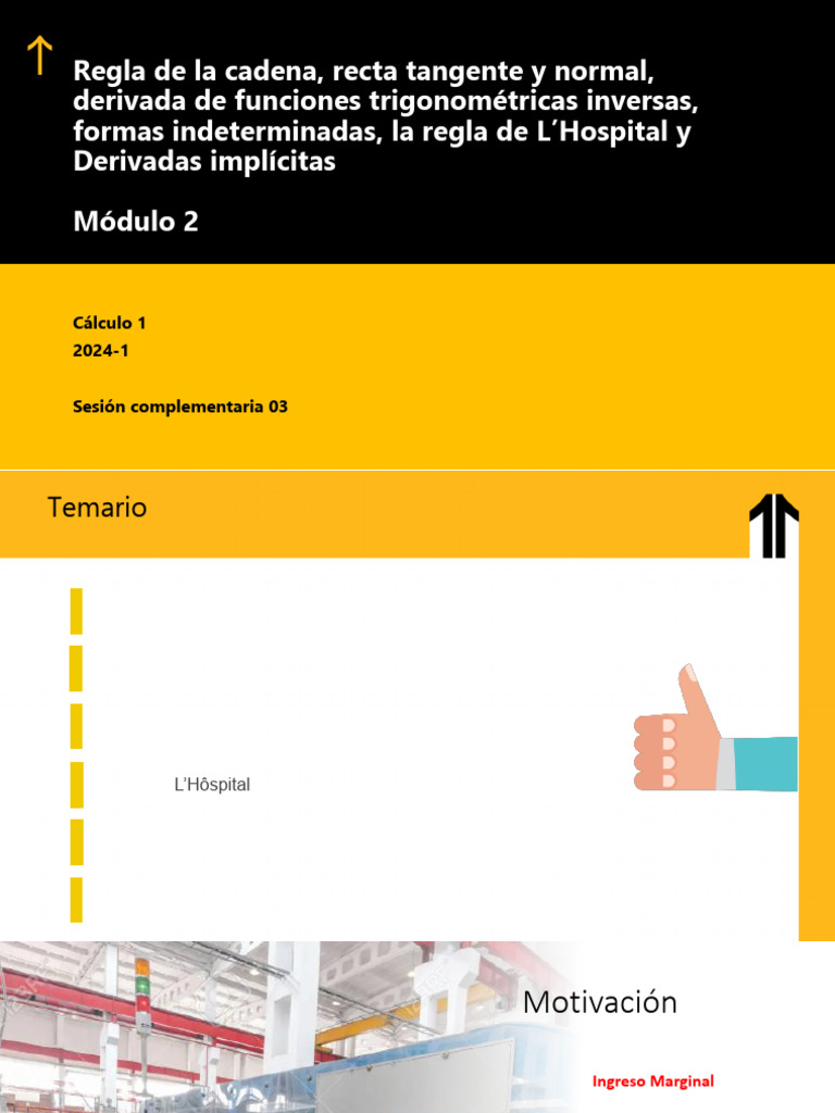 C1 - Semana 03 - M2 - 202401 - Solución | PDF | Derivado | Variable (Matemáticas)