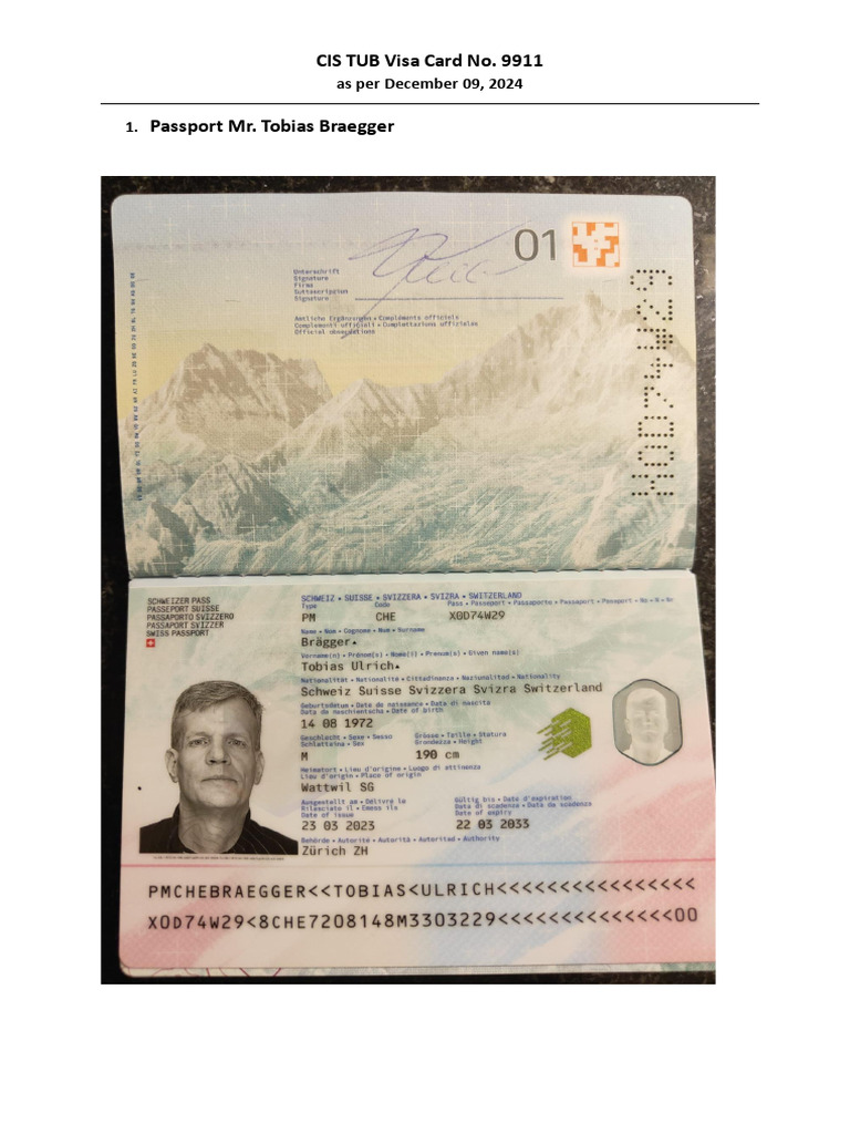 CIS Personal TUB - Card 9911 | PDF