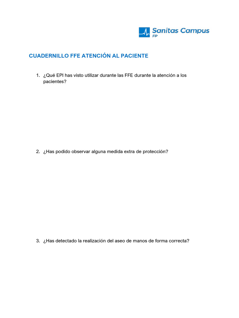 Cuadernillo Ffe | PDF