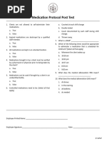Medication Administration Sign-Off Sheet | PDF | Self-Improvement