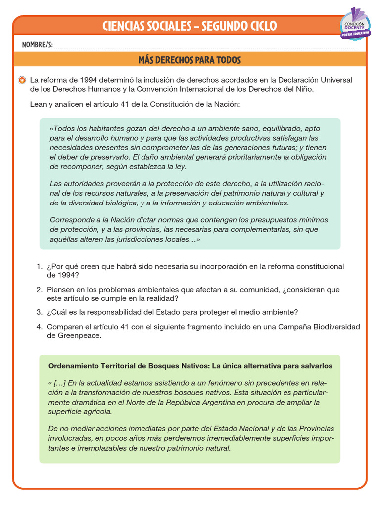 2022 - F04-15 - Ficha7 | PDF | Los bosques | Deforestación