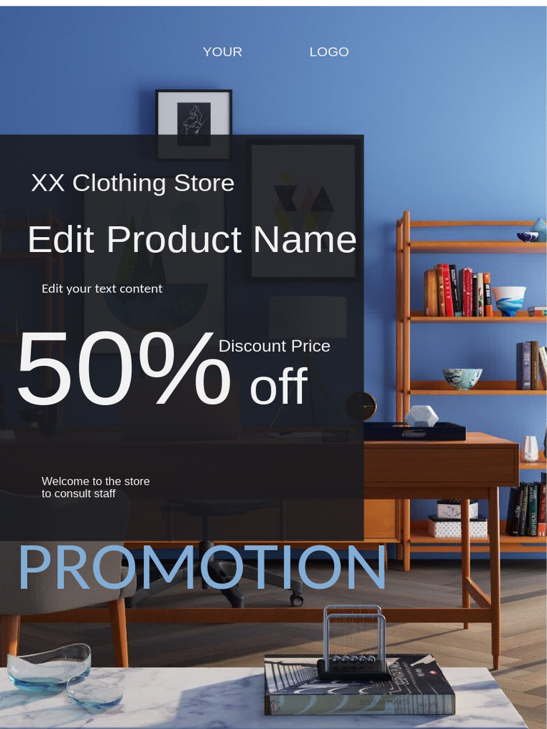Blue Promotion Poster-WPS Office | PDF