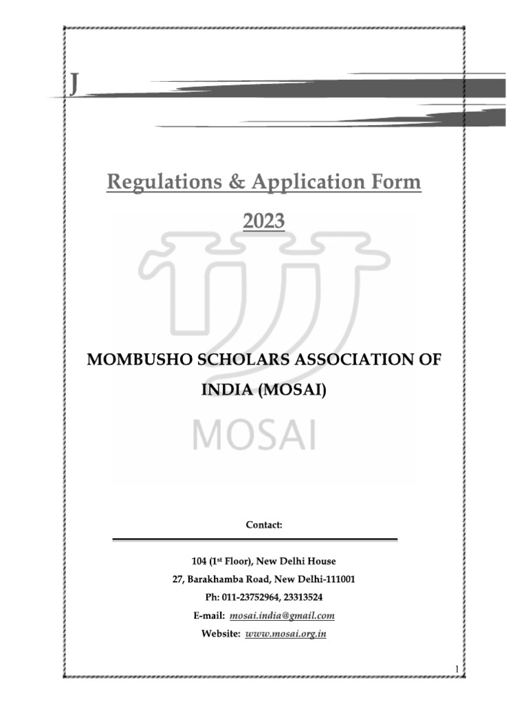 Mosai Rules | PDF