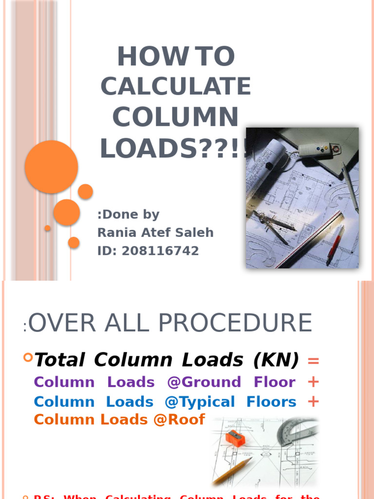 How To Calculate Column Loads | PDF