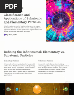 Subatomic Particles List | PDF | Elementary Particle | Quark
