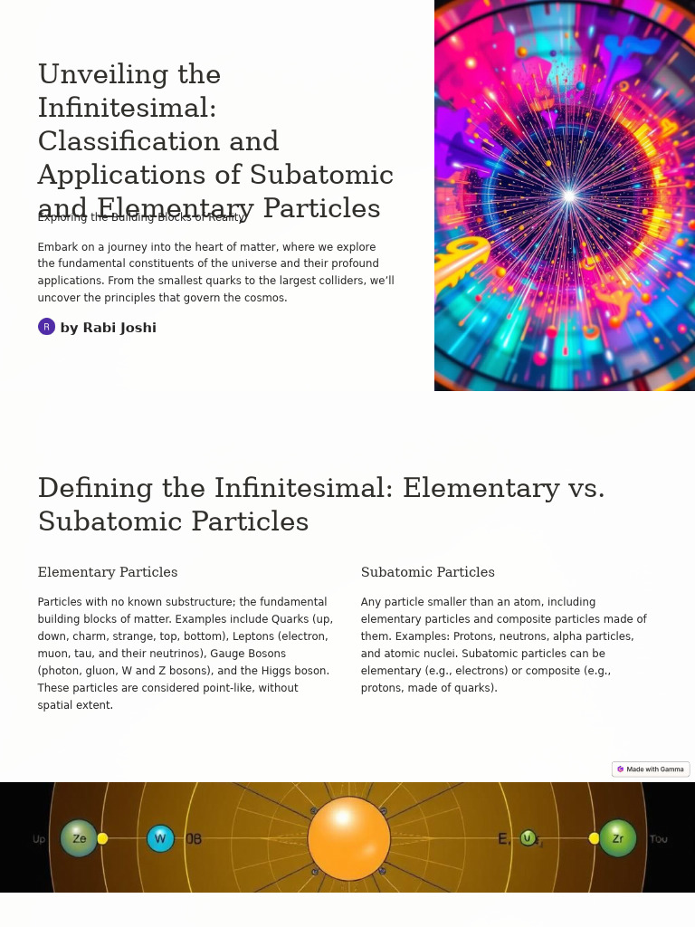 Unveiling The Infinitesimal Classification and Applications of ...