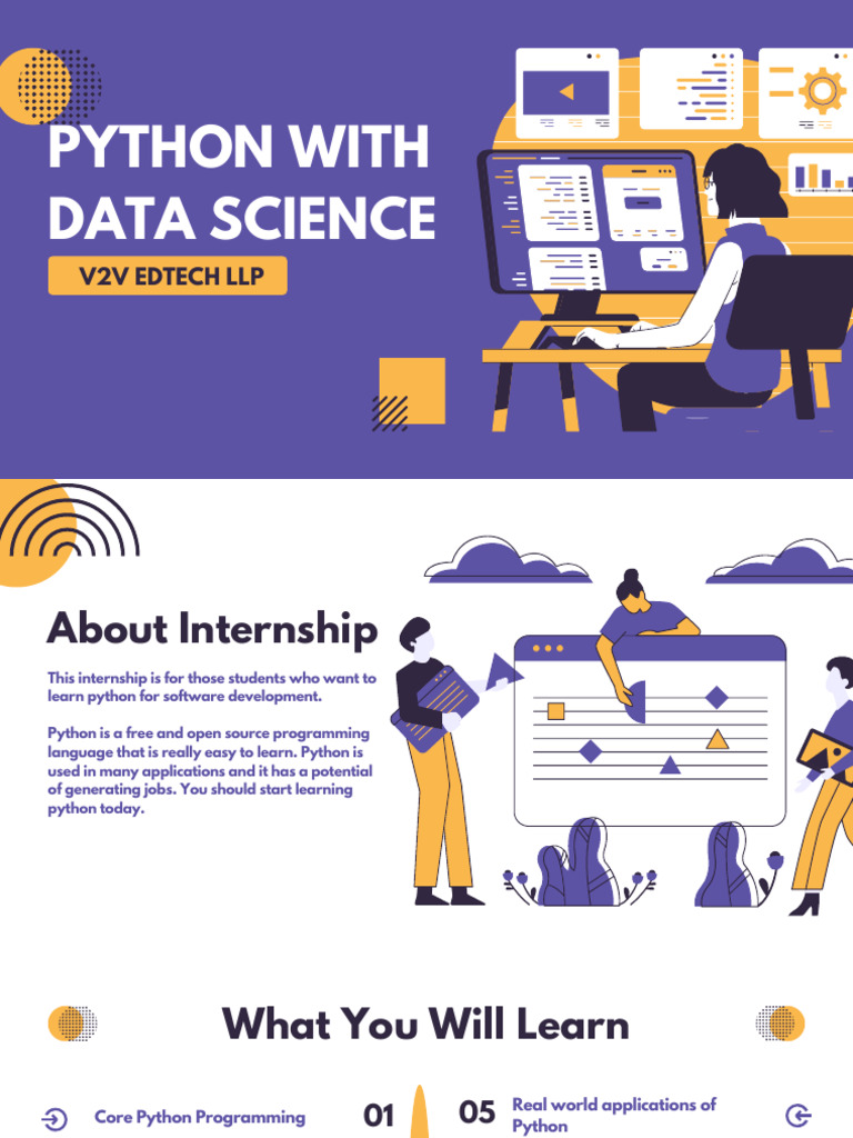 Python Syllabus V2V Internship | PDF | Python (Programming Language) | Method (Computer Programming)
