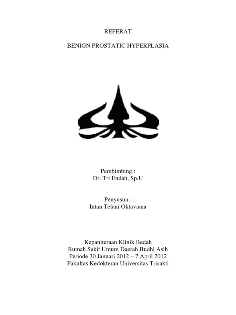 Referat Benign Prostat Hypertrophy | PDF