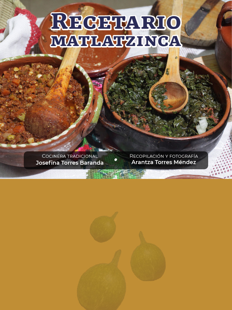 Recetario de Cocina Matlatzinca | PDF | Maíz | Cocinando