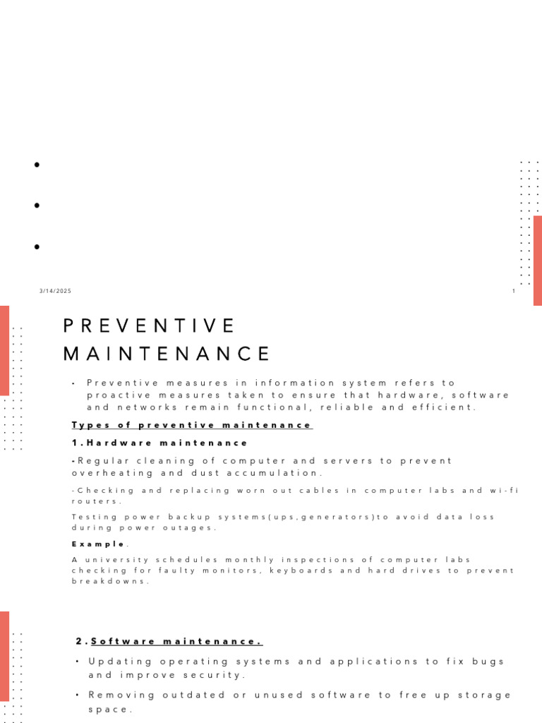 Preventive Maintainence-1 | PDF | Hard Disk Drive | Solid State Drive