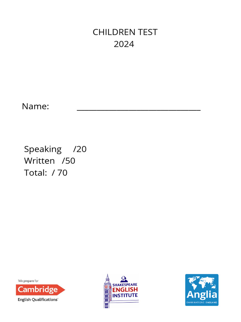 Children Test | PDF