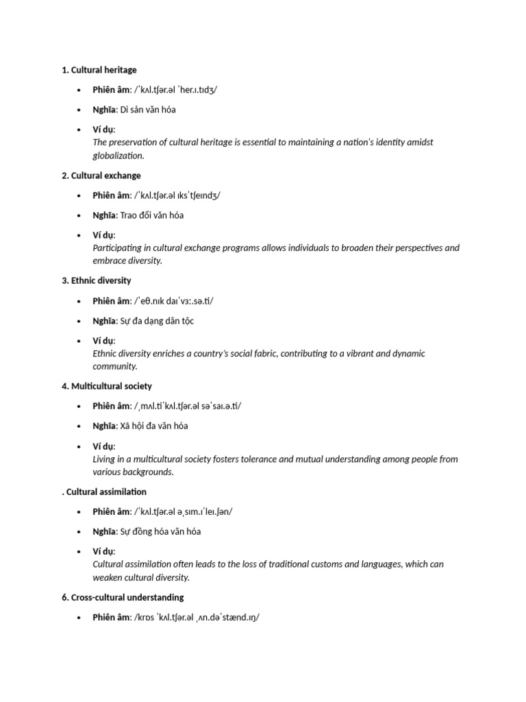 Cultural Diversity Topic | PDF