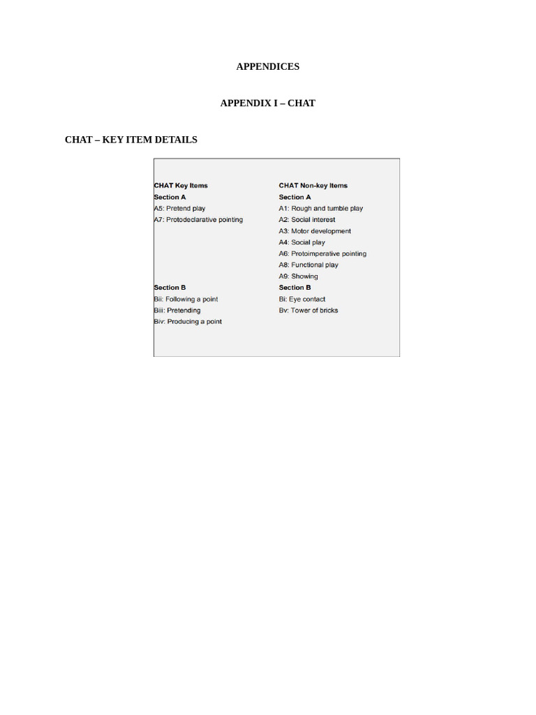 Appendices For Assessment Tool Draft | PDF