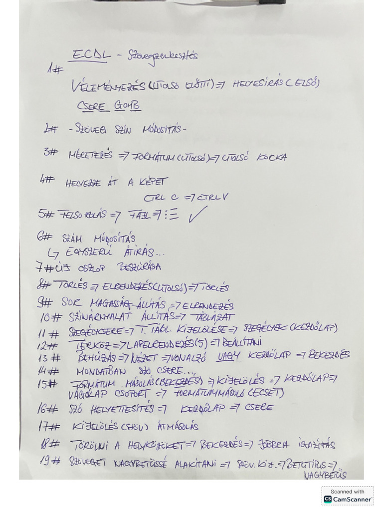 Ecdl Szovegszerk. | PDF