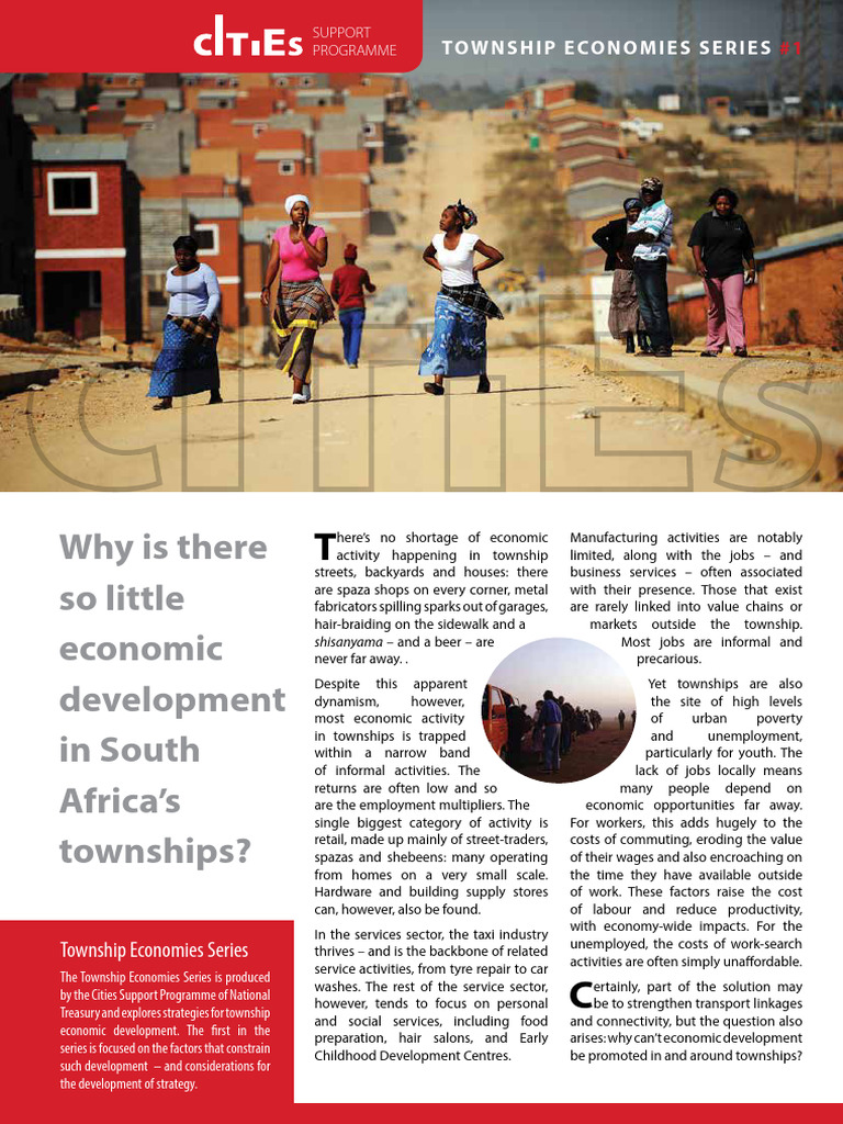 Economic Development in South African Townships | PDF | Economics ...