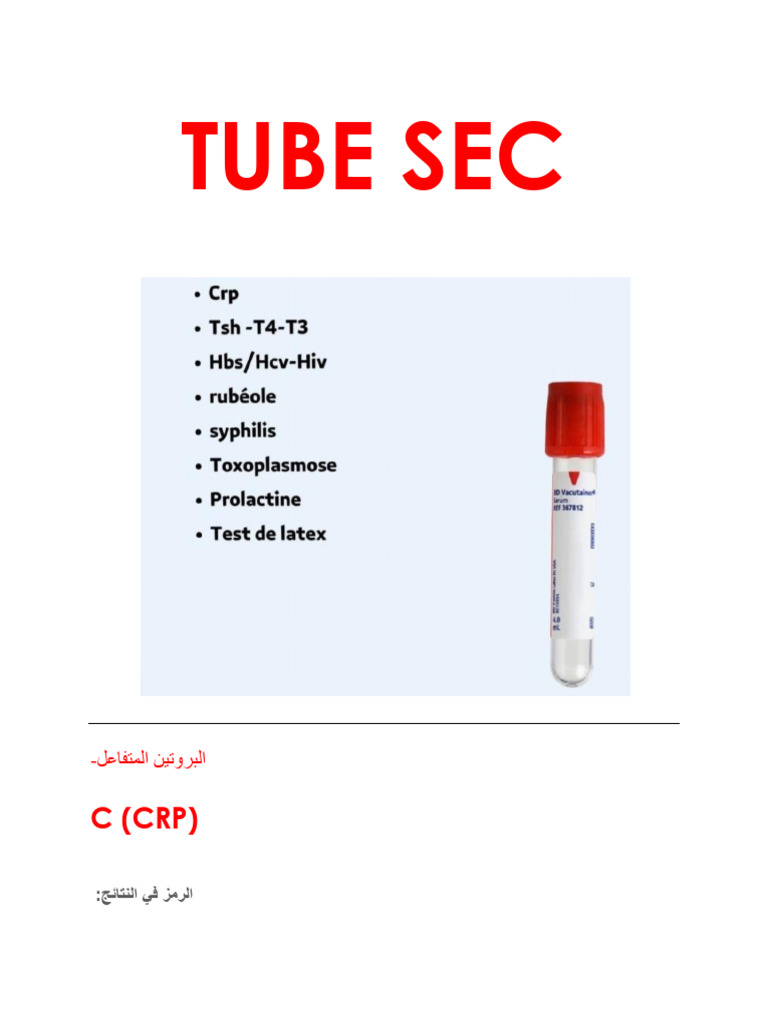 Tube Sec | PDF