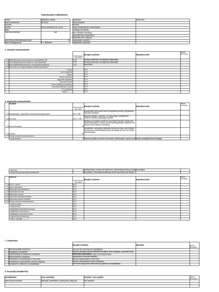 RC 2018-2019 TO-formulier 20s-Ingevuld | PDF